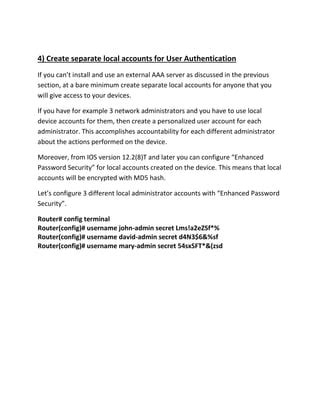 Cisco Router And Switch Security Hardening Guide PDF