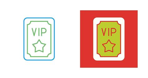 Vip Pass Vector Icon 24000645 Vector Art At Vecteezy