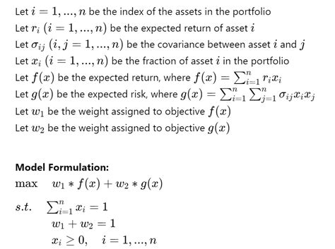 Two Objective Portfolio Optimization By Chong Jing Ting Sep 2022 Medium