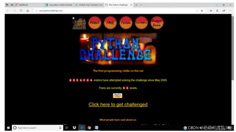 这30个python自学网站，再也不用到处找资料啦~python学习网站 Csdn博客