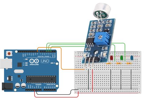 Arduino Ses Sensörü Mikrofon Modülü Alkışla Yanan Ledler Ders 46 Teknikerler