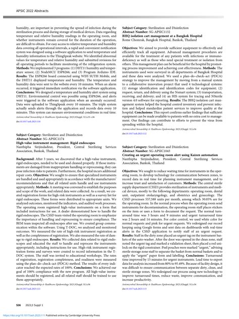 (PDF) SG-APSIC1174: High-value instrument management: Rigid endoscopes