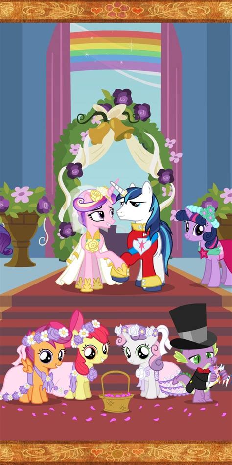 Обои на рабочий стол Эппл Блум Принцесса Селестия Телешоу Мой Маленький Пони Дружба Это
