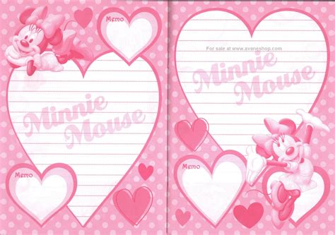 Japanese Disney Minnie Mouse Notebook For Sale Avane Shop