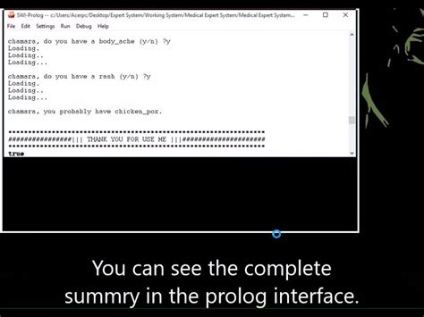 Simple Medical Expert System Using Prolog And Java Interface Youtube