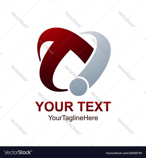 Initial Letter Ti Logo Design Template Element Vector Image