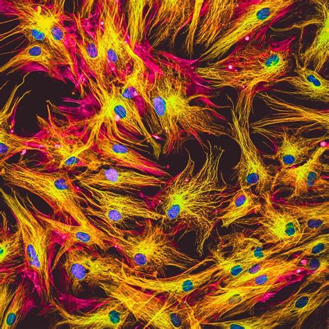 Actin Filaments In A Cell