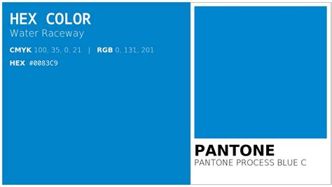 Hex 0083c9 To Pms Code Pantone Process Blue C Conversion Chart Pms Solid Coated