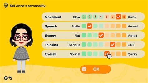 Tomodachi Life Living The Dream Personality Chart How To Get All