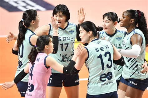 오세연 천금 블로킹…여자배구 Gs칼텍스 인삼공사에 진땀승 연합뉴스