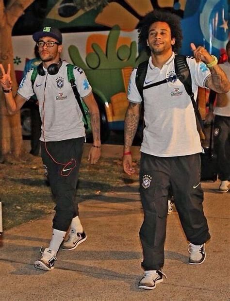 Naymar And Marcelo Neymar Soccer Guys Neymar Jr