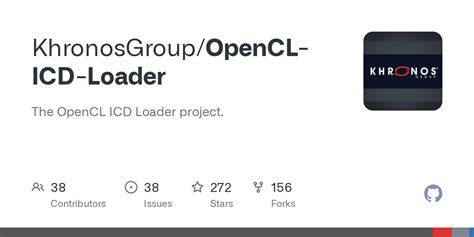 Opencl Icd Loader At Main · Khronosgroupopencl Icd Loader · Github