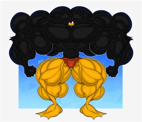 Rule 34 Abs Biceps Big Muscles Bird Daffy Duck Duck Huge Muscles