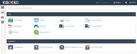 How To Access Cpanel Inspiren Network Sdn Bhd