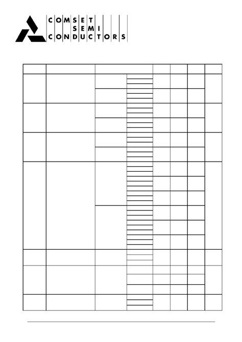 Bc109c Datasheet23 Pages Comset Low Noise General Purpose Audio
