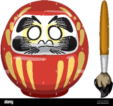 Daruma Doll Clipart Stock Vector Images Alamy