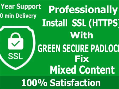 Ssl Installed And Setup Full Green Padlock Security On Your Website Upwork