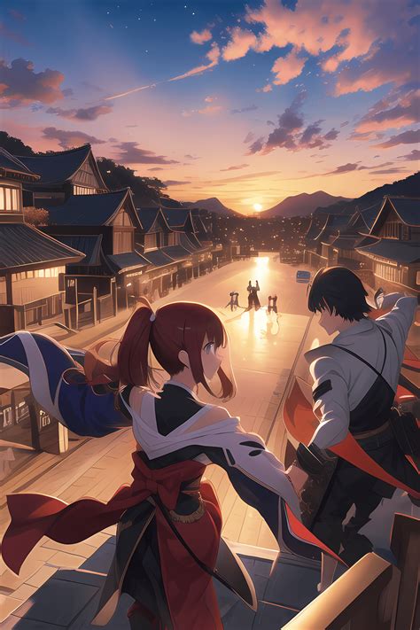 Epic Scenes Of Ichigo Battling Hollows At Sunset With These Wallpapers