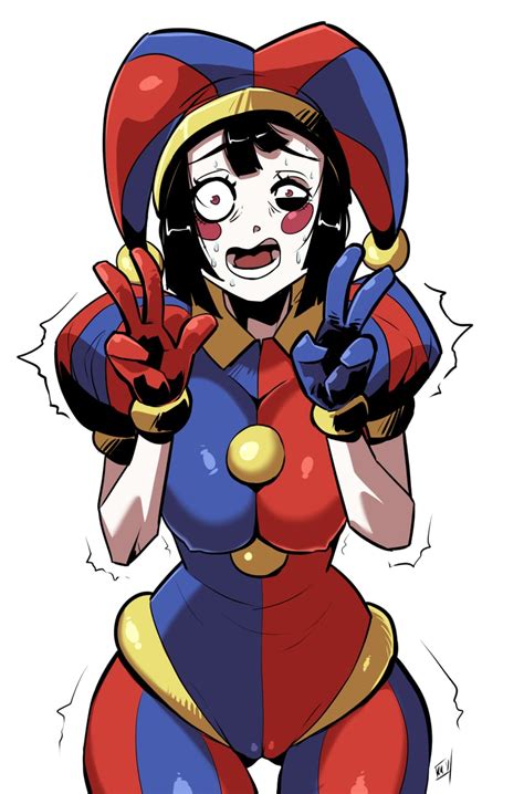 Higashiyama Kobeni And Pomni Chainsaw Man And 1 More Drawn By