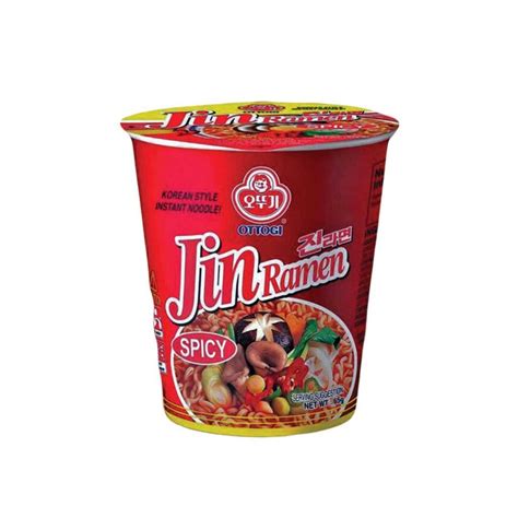 Ottogi Jin Ramen Spicy Cup 65g Cosmo Cash And Carry