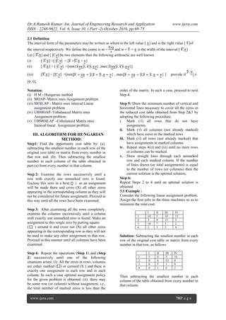Solving ONES Interval Linear Assignment Problem PDF