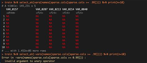 Why Cant I Use Negative Indexing With Selectat Tidyverse