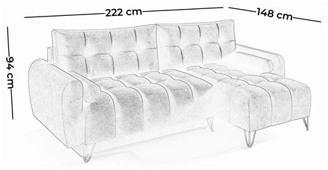 Narożnik Lavre Mini Z Funkcją Spania Home Design 24