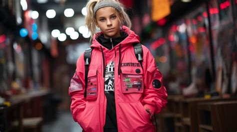 Premium Ai Image Android Model Vivid Color Background