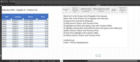 Comparison Of Two Different Sheets In Excel With VBA Mindstorm