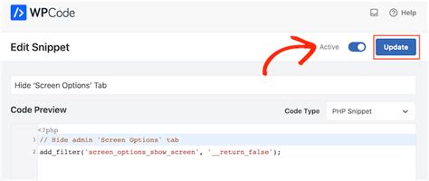 How To Disable The Screen Options Button In Wordpress