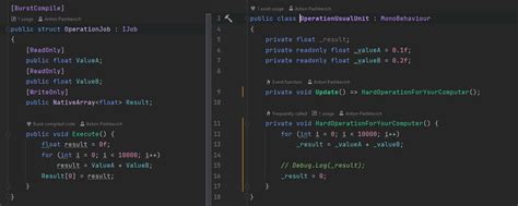 Github Creatnatoyunity Job System In This Project We Will Compare Operations Performed With