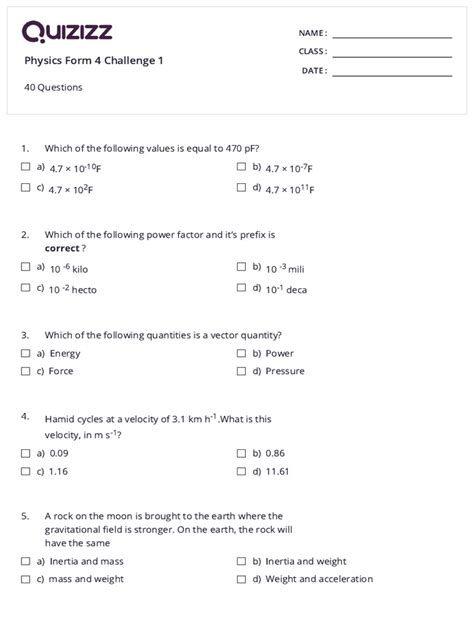 Physics Form 4 Challenge 1 Print Quizizz Pdf Waves Collision