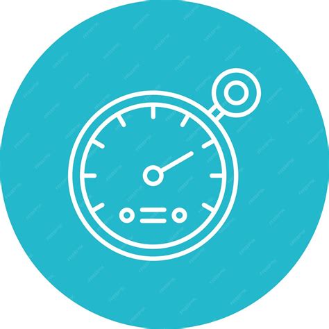 Premium Vector Tachometer Vector Illustration Style