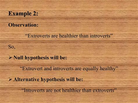 Types Of Hypothesis Pptx Science