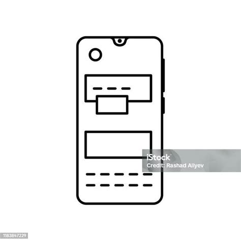 스마트폰 Ui 인터페이스 아이콘입니다 스마트폰 아이콘의 요소 개념에 대한 스톡 벡터 아트 및 기타 이미지 개념 그래픽 사용자 인터페이스 데이터 Istock