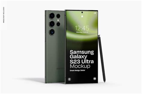 Premium Psd Samsung Galaxy S Ultra Mockup Front And Back View