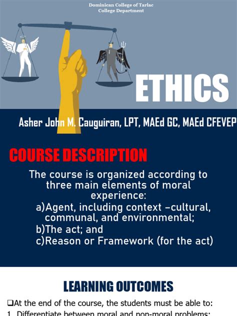 Lesson 1 Part 1 Pdf Morality Reason