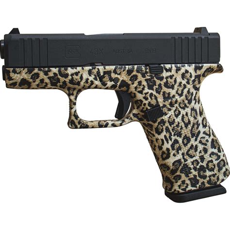Glock 43x Fs 9mm Pistol Usa Leopard Print Egunco