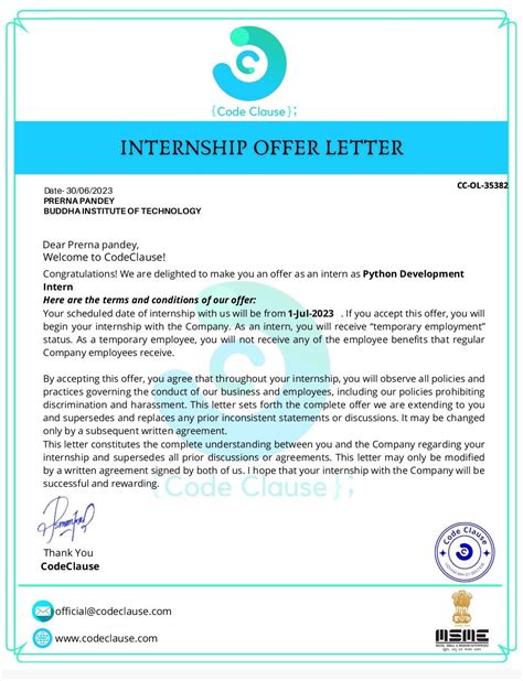 Prerna Pandey On Linkedin Codeclause Internship Intern