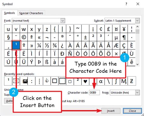 How To Insert Superscript 1 In Wordexcel On Keyboard Software