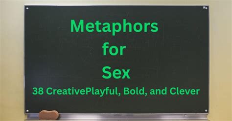 38 Creative Metaphors For Sex Playful Bold And Clever