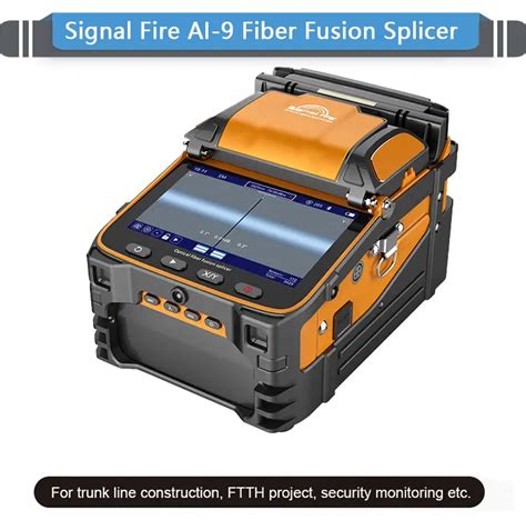 Ftth Fiber Fusion Splicer Fiber Fusion Splicer Ai 9 Built In Power Meter And Vfl Products From