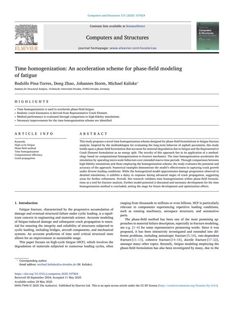Pdf Time Homogenization An Acceleration Scheme For Phase Field
