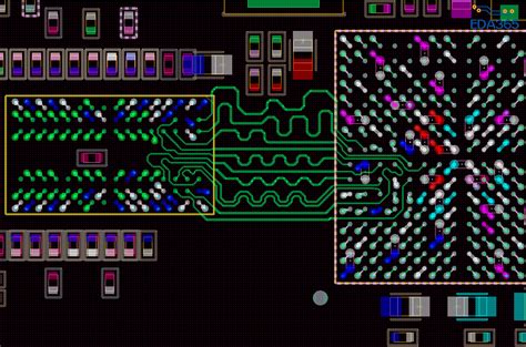 我绕的一组ddr3数据线等长，请大家拍砖！ 微波eda网
