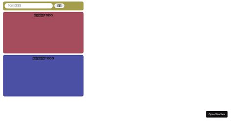 React Todo Codesandbox