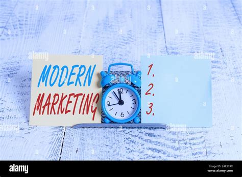 Conceptual Hand Writing Showing Modern Marketing Concept Meaning