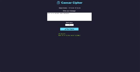 Caesar Cypher Encryptordecryptor Devpost
