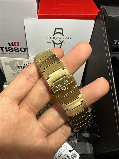 Original Tissot Prx Champagne Gold 40mm Quartz T1374103302100 Men