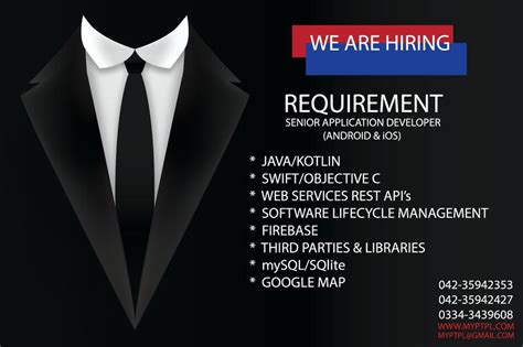 Saqib Rehman On Linkedin Require Senior Mobile Application Developer Android And Ios