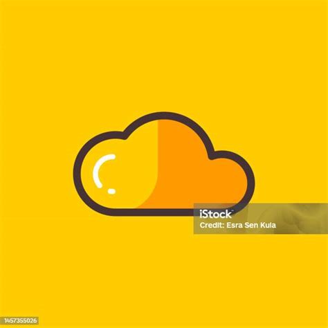 구름 색상 플랫 라인 아이콘 디자인 편집 가능한 획 웹 페이지 모바일 앱 Ui Ux 및 Gui 디자인에 적합합니다 개념에 대한 스톡 벡터 아트 및 기타 이미지 Istock